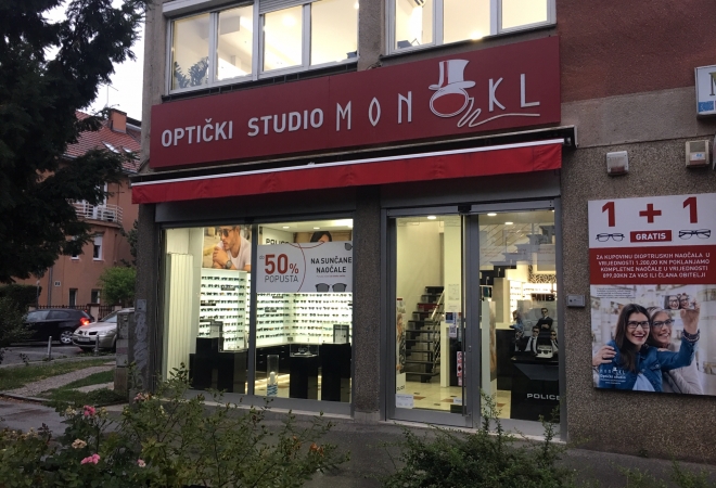 Optički studio Monokl Maksimirska - Mobioptika.hr